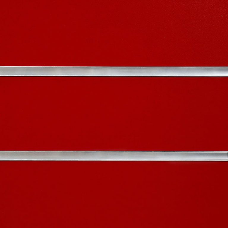 Red Slatwall Panel - Hertford Shelving Ltd